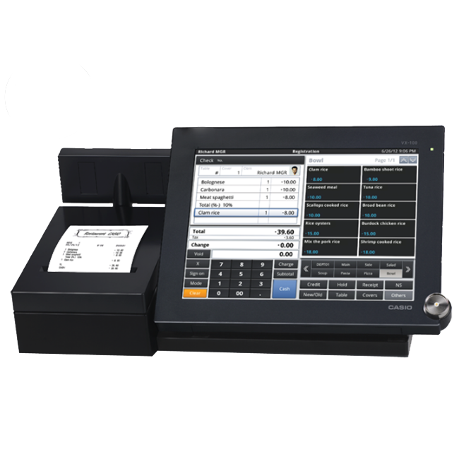 Caisse enregistreuse Casio VR100 / 200 | JLP Systèmes